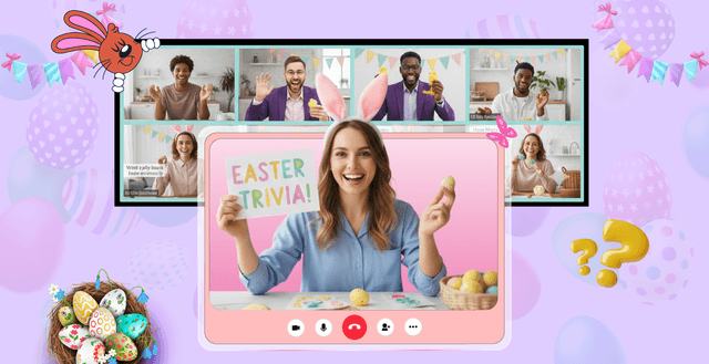 Hosted Virtual Easter Trivia Game for Work Teams