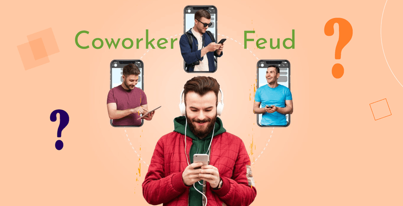 Hosted Virtual Coworker Feud for Remote Teams